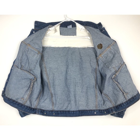 tyca | Jackets & Coats | Vintage Tyca Denim Jacket Made In Usa Mens ...